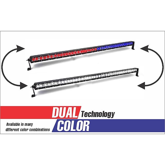 42 Inch Single Row Dual Color Spot/Flood Lights | LED Outfitters
