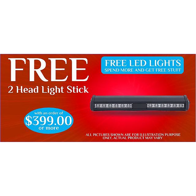 FREE GIFT WITH YOUR ORDER :: 2 HEAD LIGHT STICK PROMO